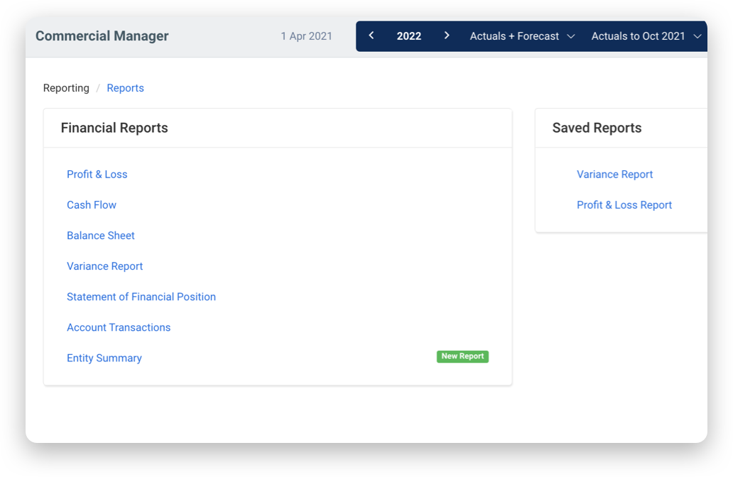 Financial Planning, Reporting and Cash Flow Forecasting Software | Figured
